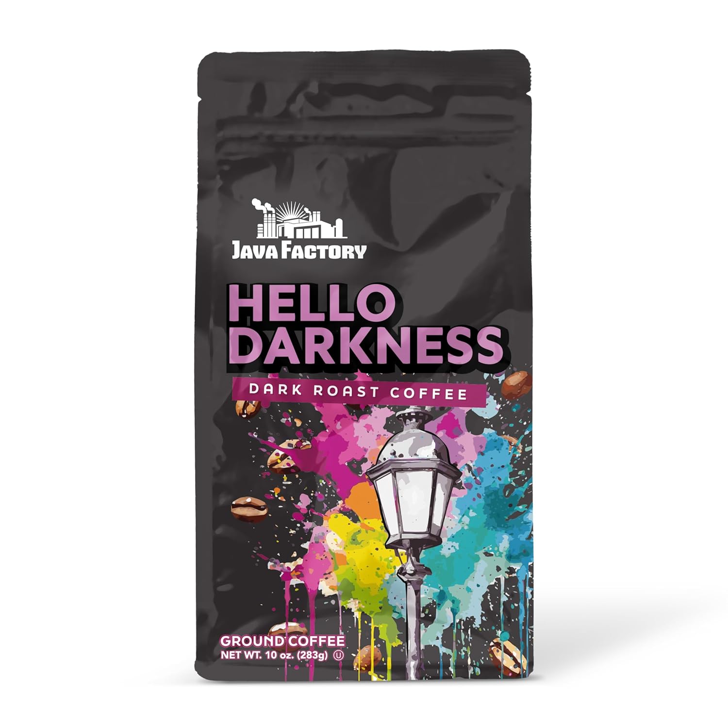 Java Factory Hello Darkness Flavored Ground Coffee - 10 oz - Two Rivers ...