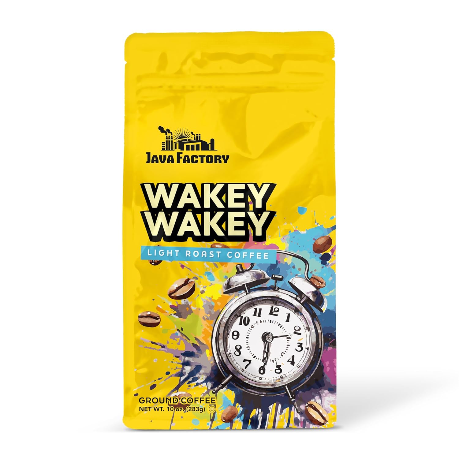 Java Factory Wakey Wakey Flavored Ground Coffee - 10 oz - Two Rivers ...