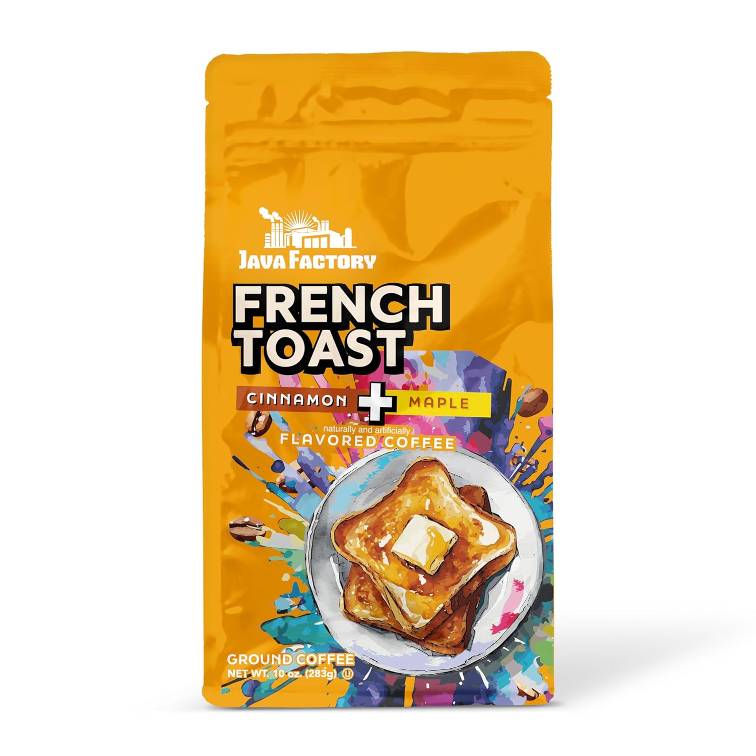 Java Factory French Toast Flavored Ground Coffee - 10 oz - Two Rivers ...