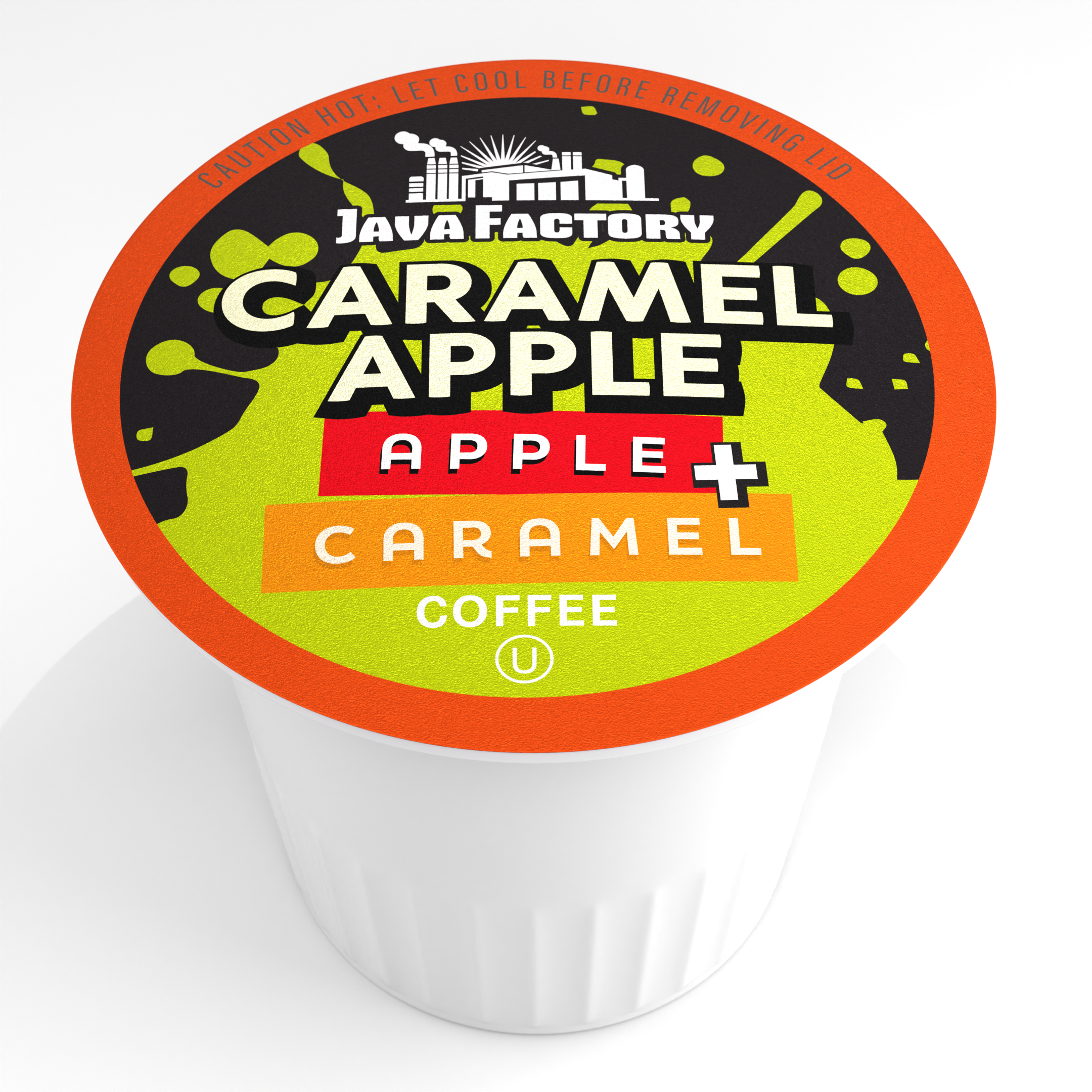 Java Factory Coffee Caramel Apple Halloween Flavored Coffee Pods - Two ...