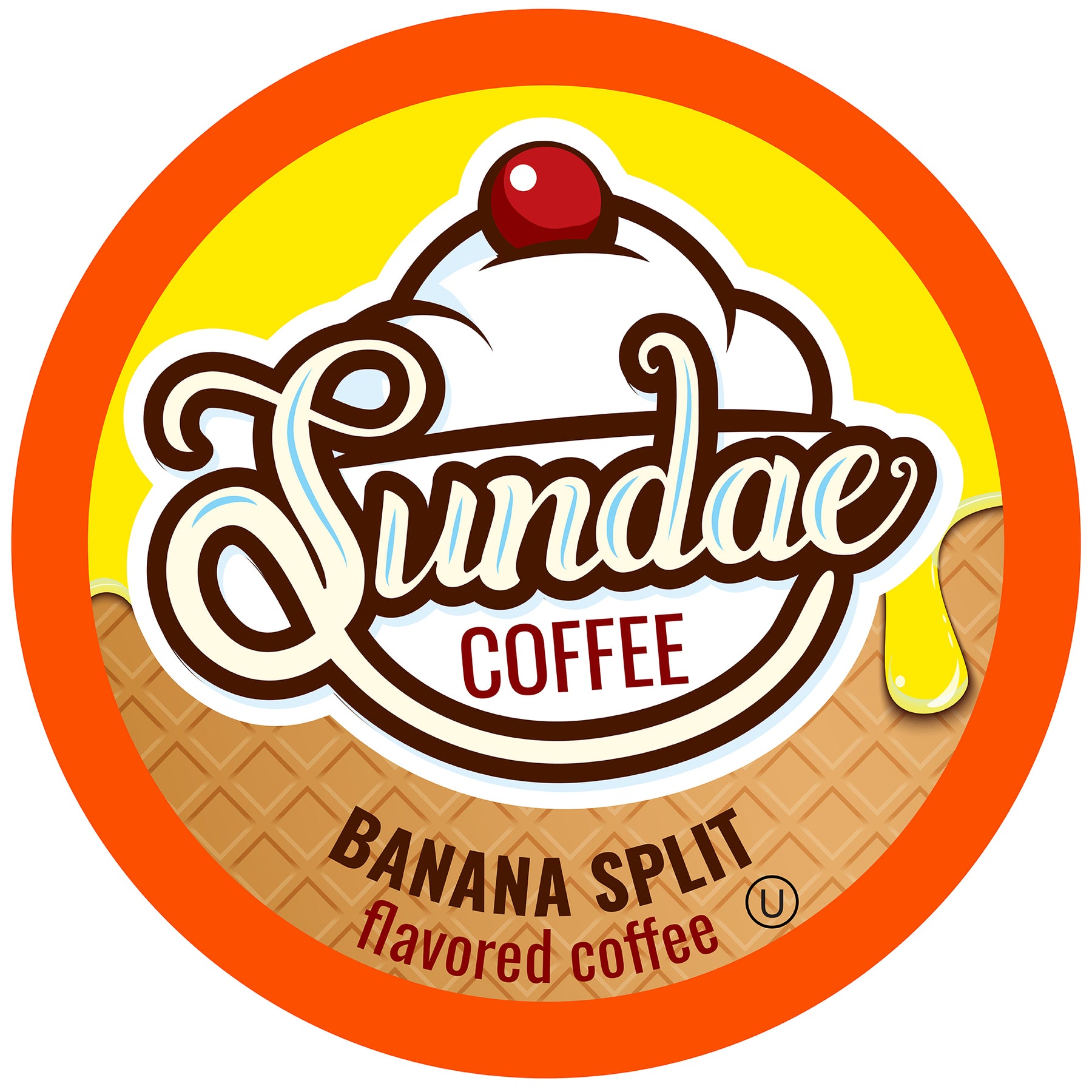 Banana Split Flavored Coffee Pods - Two Rivers Coffee Direct