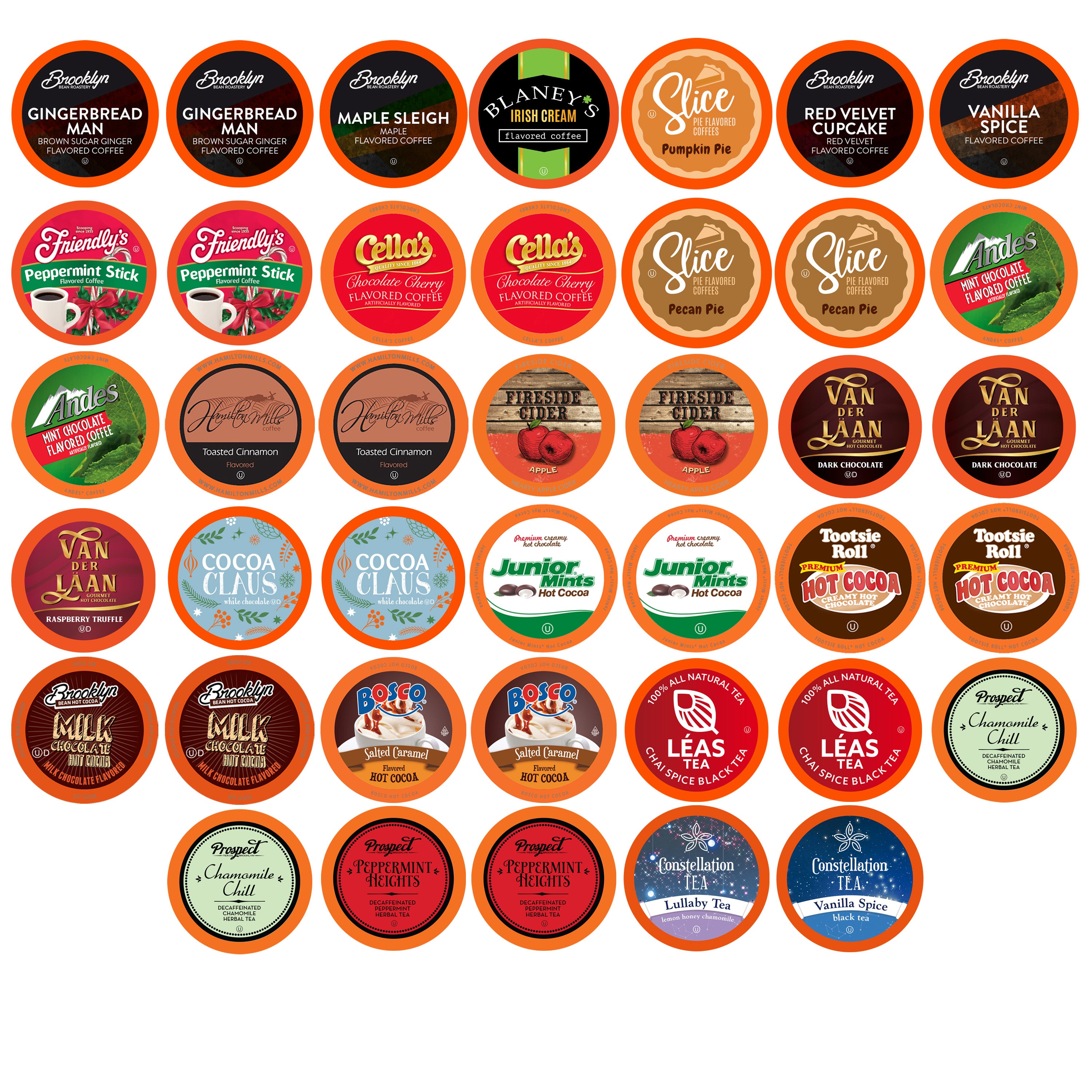 Holiday Flavored Coffee Pods Variety pack - Two Rivers Coffee Direct