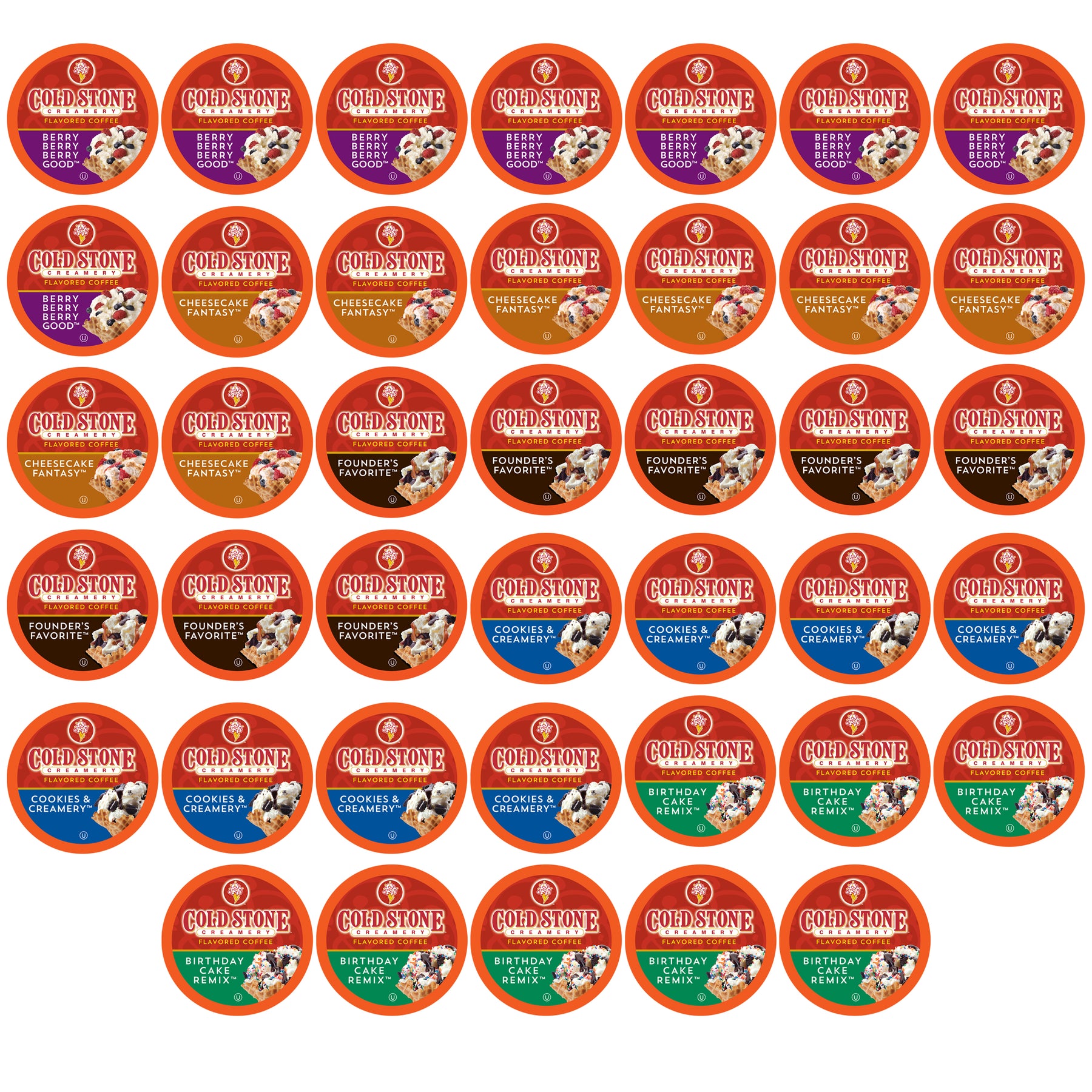Cold Stone Coffee Pods Variety Pack - Two Rivers Coffee Direct