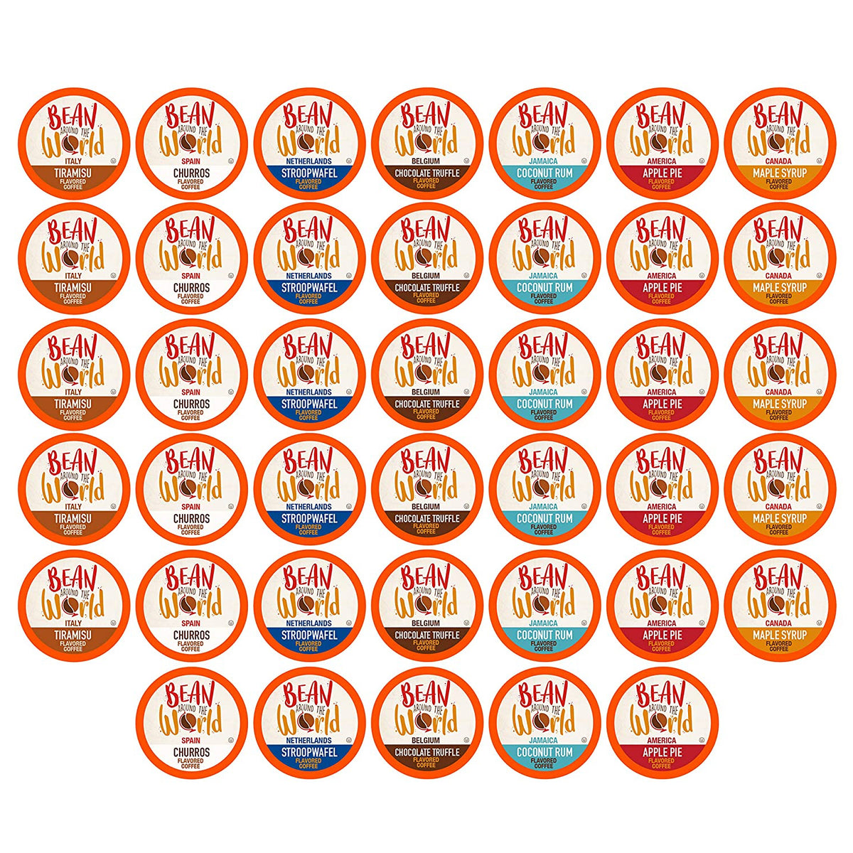 Bean Around The World Coffee Pods Variety Pack